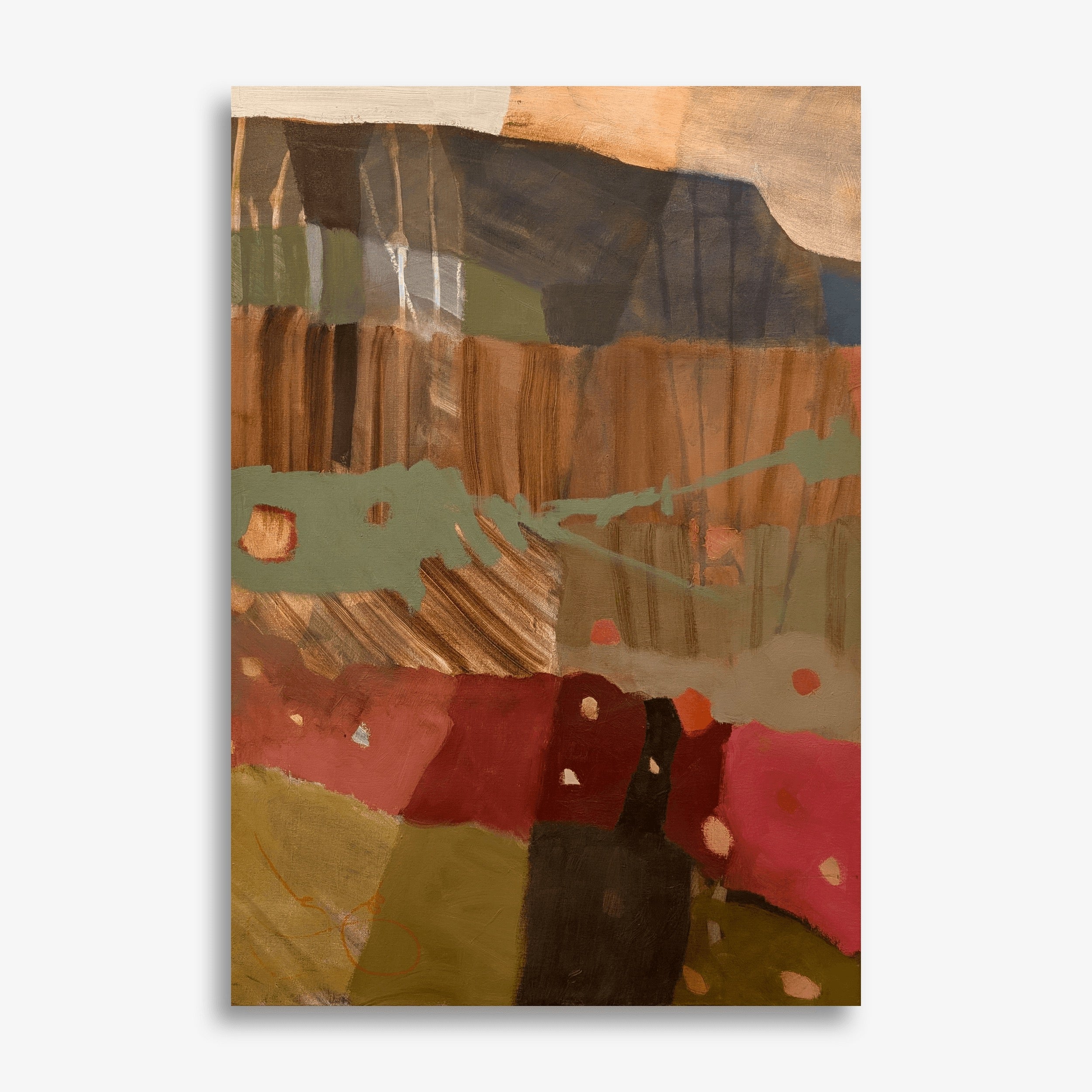Green and Red Landscape – SIBU Gallery